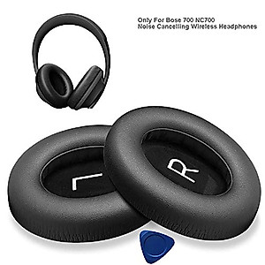 Replacement Ear Pads Ear Cups Compatible with Bose 700 NC700 Noise Cancelling Wireless Headphones Earpad Comfort PU Leather Headset Ear Cushions Cover