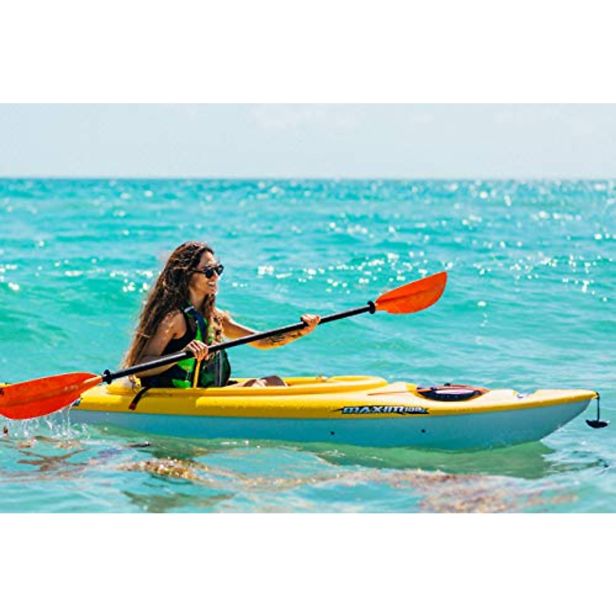 Pelican - Maxim 100X Recreational Kayak - Sit-in - Lightweight one Person Kayak - 10ft
