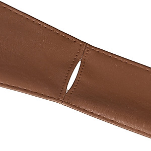 Allegra K Womens Wrap Around Obi Belts Wide Waist Band Belt for Dresses 65-72cm/25.59-28.35" Brown