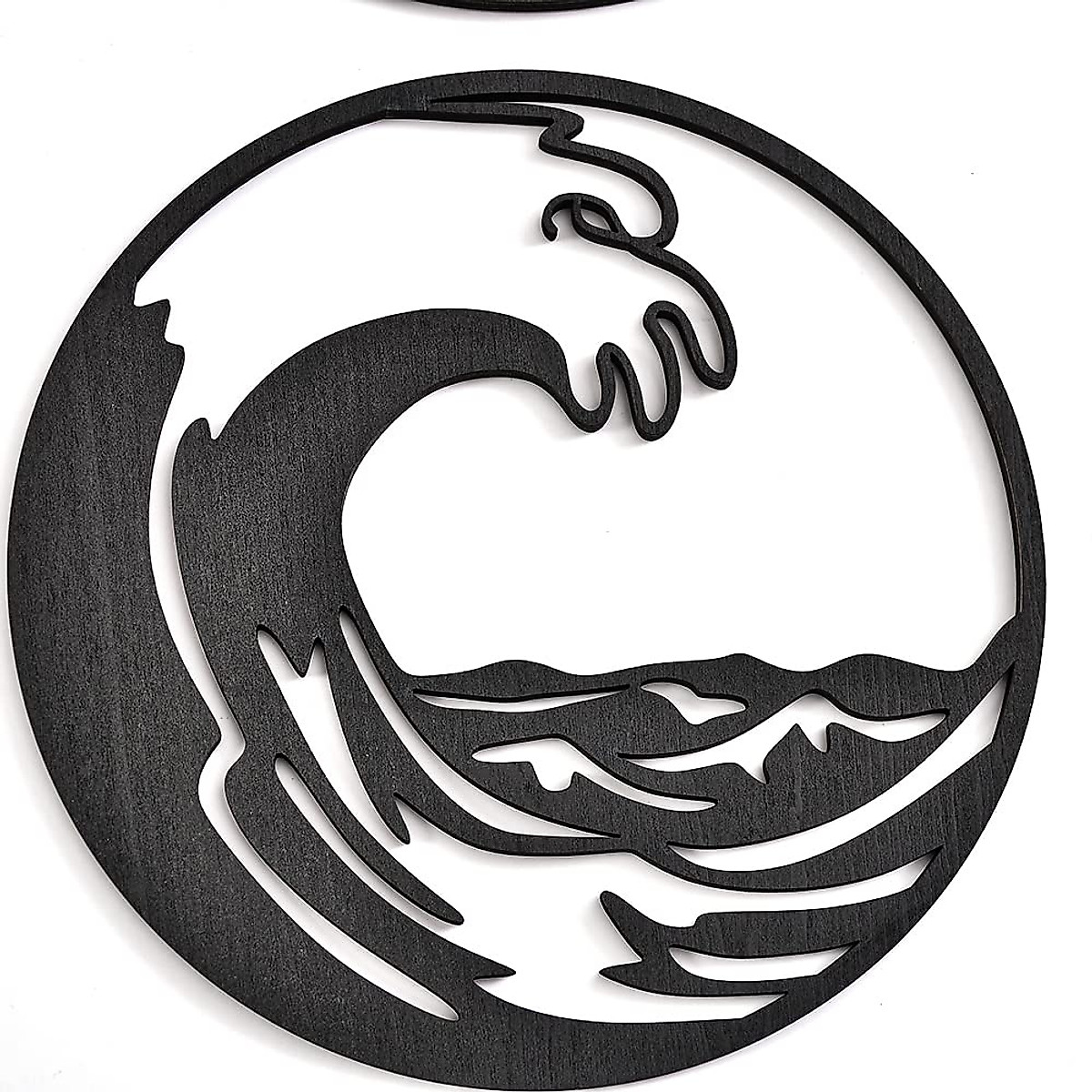 Four Elements Minimalist Wood Wall Art - 4 Elements Symbols Wall Decor - Fire, Water, Earth, Air Vector Sign - Wood Wall Decor Geometric - Bedroom Decor - Housewarming Gift