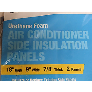 FOAM AR CON BLK 18" 2PK