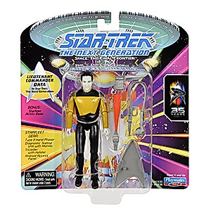 Star Trek Playmates Toys Universe: 5" Lt. Commander Data “Next Generation” Action Figure with Accessories, Multi