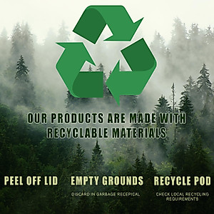 CozyUp Specialty Dark, Single-Serve Coffee Pods for Keurig K-Cup Brewers, Dark Roast Coffee, 100 Count