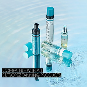 St.Tropez Double-Sided Luxe Velvet Applicator Mitt, Soft Self Tanning Mitt for a Flawless Finish, Waterproof Tanning Mitt for a Smooth and Even Self Tan, Ultimate Mitt for Self Tanner, 1 ct