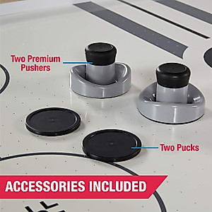 MD Sports 7' Hinsdale Air Powered Hockey Table with Pusher and Puck Set