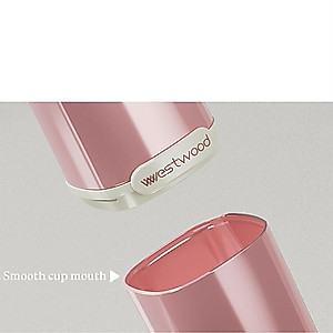 HyJeryty Pink Plastic Travel Toothbrush Holder Case with Cover, Portable Travel Toothbrush Cup, Storage Container for School Camping Business Trip Bathroom