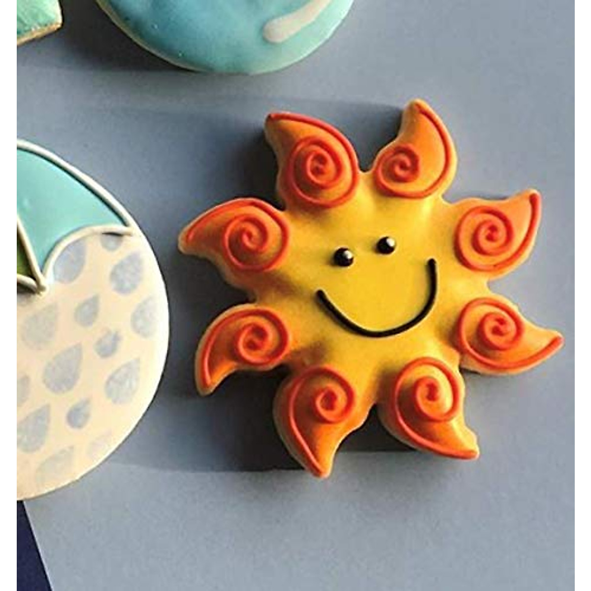 Sun Cookie Cutter, 4" Made in USA by Ann Clark