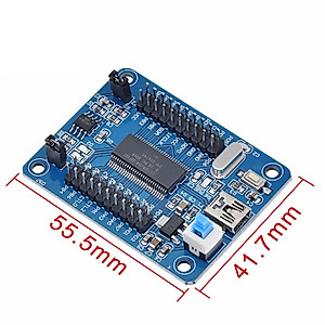NHOSS EZ-USB FX2LP CY7C68013A USB Core Board Development Board USB Logic Analyzer with I2C Serial SPI Interface Module Mini USB