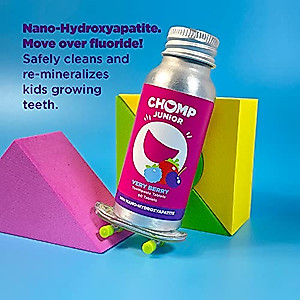 Chomp Junior Very Berry Toothpaste Tablets with Nano Hydroxyapatite
