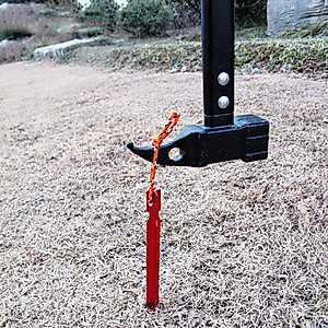 10Pcs 18cm Outdoor Triangle Nail Aluminum Alloy Awning Pegs Tent Stake Nail