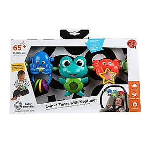 Baby Einstein 2-in-1 Tunes with Neptune Musical Toy bar, Ages Newborn +