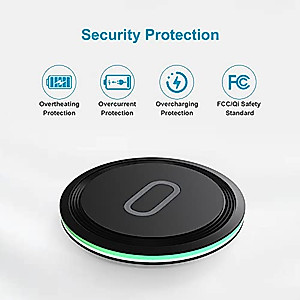 15W Wireless Charger Fast Charging Pad Compatible Samsung Galaxy S23 S22 S21 S20 Ultra 5G FE S10 S9 S8 S7 S6, Note 20 10 9 8, Z Fold4/3/2, Z Flip4/3, iPhone 14 13 12 11 Pro Max, Google Pixel 7 6 5 4