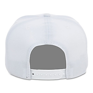 Lids Blank Dime Adjustable Snapback Hat White