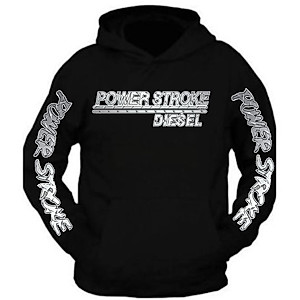 Powerstroke Silver Metal Power Hoodie Ford Power Stroke Hoodie S-3XL (M)