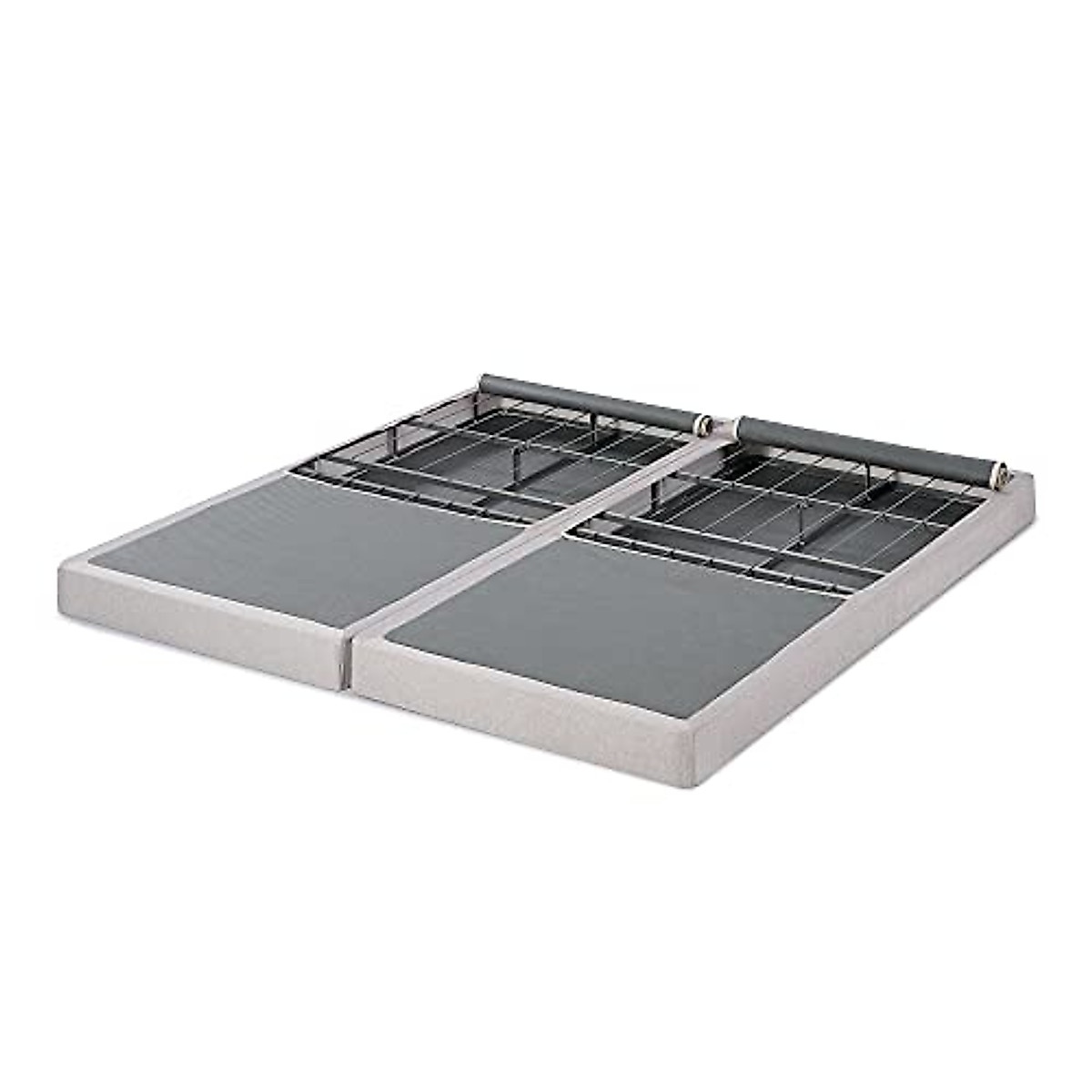 ZINUS No Assembly Metal Box Spring / 5 Inch Mattress Foundation / Sturdy Metal Structure, Split King