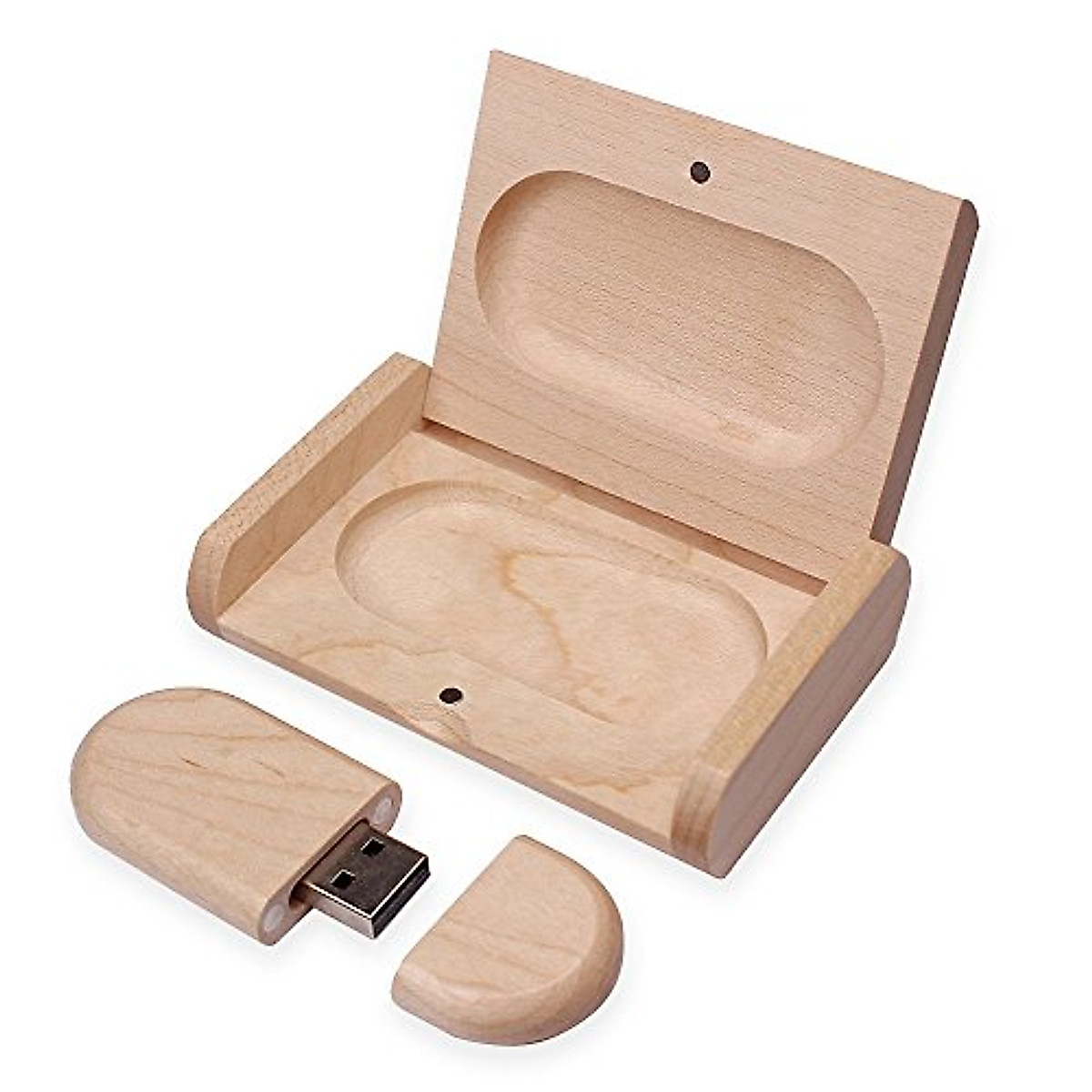 Custom Logo/Image Wooden USB Flash Drive 16GB Thumbdrive Memory Stick