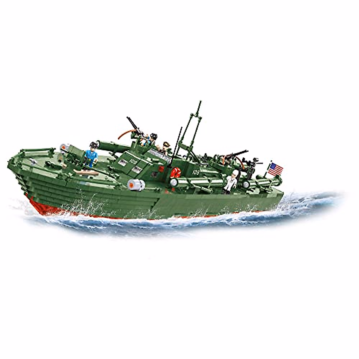 COBI Historical Collection Patrol Torpedo Boat PT-109, 3726 Pieces