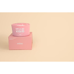 The Mine Company - Smells Like I'm Getting Married - Wedding Cake Scented Candle - 8oz Soy Wax Candle - Gift for Bride