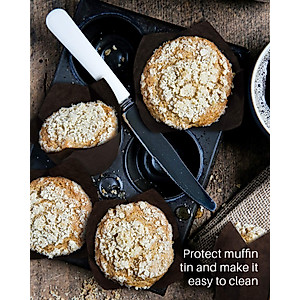 Tulip Muffin Liners, 250 Pcs Cupcake Liners, Grease-Proof Cupcake Wrappers of 3 Colors for Wedding and Birthday by DF DUAlFERV