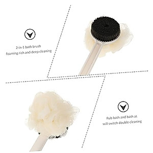 minkissy Bath Ball Bath Brush Bath Scrubber Shower Brush for Body Bath Scrubber for Body Sponges for Bathing Back Scrub Brush Dual- Sided Shower Brush Multipurpose Bath Brush Bathroom Brush
