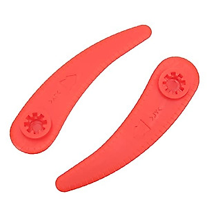 Lawn Mower Blades, Durable, Flexible, Household 25 pcs. Lawn Mower Blades Fast ABS Cut for Garden Red