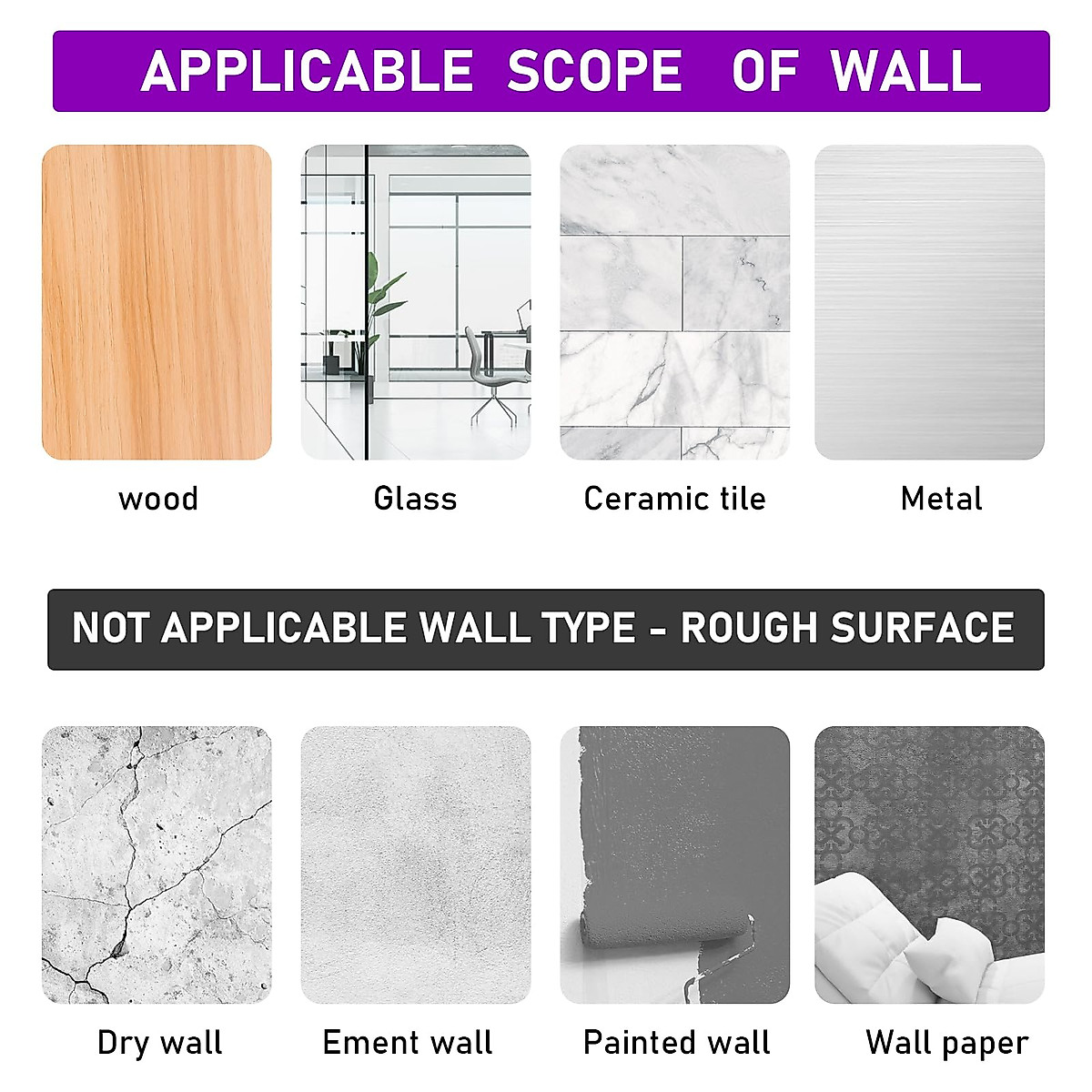 Qianyu 14 Pack Clear Shower Caddy Strong Adhesive Replacement Stickers Waterproof No Drilling Hooks Corner for Shelf Basket Kitchen Racks Bathroom Wall Hanging Shelves Storage Room Soap Holder