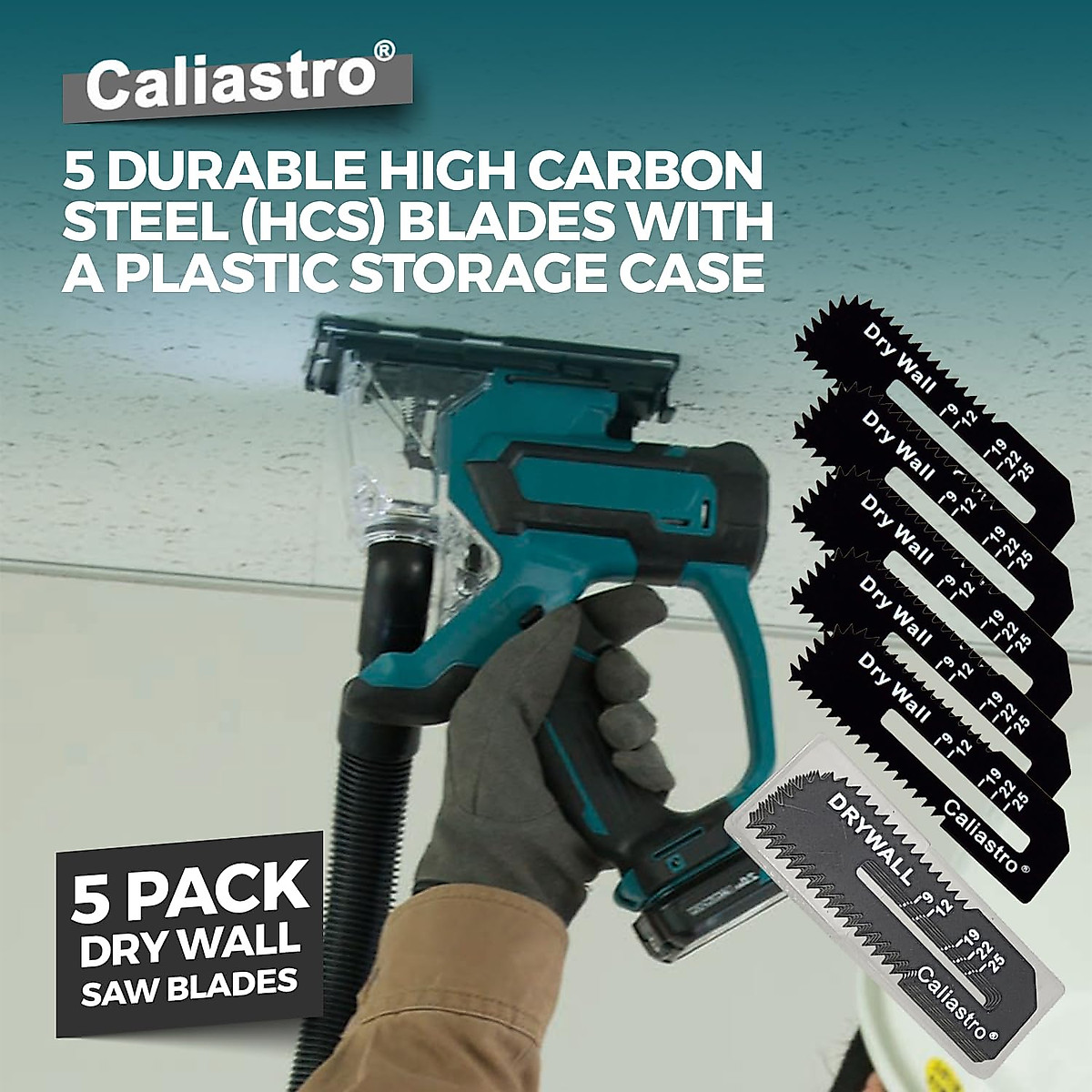 Drywall Cut-Out Saw Blades for Makita Cut-Out Saw - 5 Pack - Caliastro