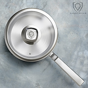 Dalstrong Sauce Pot - 3 Quart - The Oberon Series - 3-Ply Aluminum Core Cookware - Cooking Pot - Stock Pot - Premium Silver Pots and Pans - Dutch Oven Pot with Lid & Pot Protector
