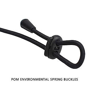 Kayak Paddle Leash 2 Pcs Safety Rod Adjustable Canoe Paddle Fishing Rod Survival Paracord Bungee Cord Safety Lanyard Strap With Snap Hook for Kayaking Securing Canoe SUP Board Rowing Surfing Cycling