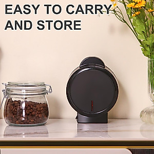 Mini Waffles Maker, Small Snowflake Waffle Irons Non-stick, Breakfast Belgian Waffles, Mini Waffle Iron Make Waffle in Minutes, Portable Pancake Maker Machine for Kid, Easy to Clean, 5 Inches Wide