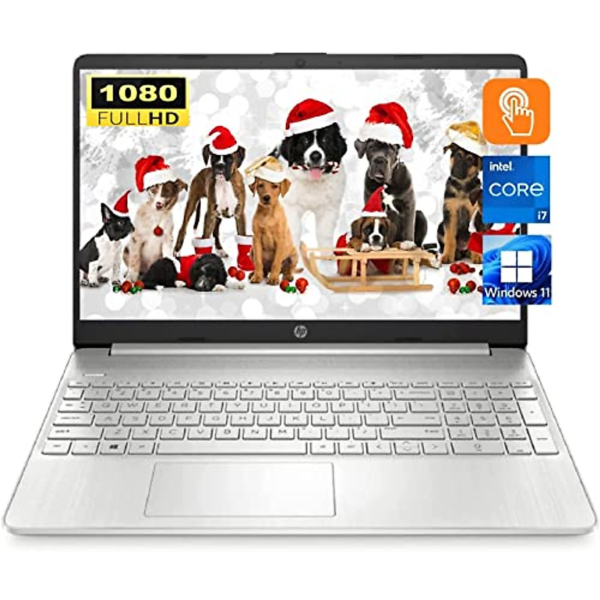 HP Business Laptop, 15.6" FHD IPS Touchscreen Display, 11th Gen Intel i7-1165G7(Up to 4.7GHz), 32GB RAM 1TB PCIe SSD, Intel Iris Xe Graphics, Webcam, WiFi, Bluetooth, Windows 11, Natural Silver