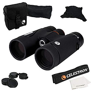 Celestron – TrailSeeker ED 10x42 Binoculars – Compact ED Binocular for Birdwatching and Outdoor Activities – Binocular with ED Objective Lenses – Fully Broadband Multi-coated Optics – BaK4 Roof Prism
