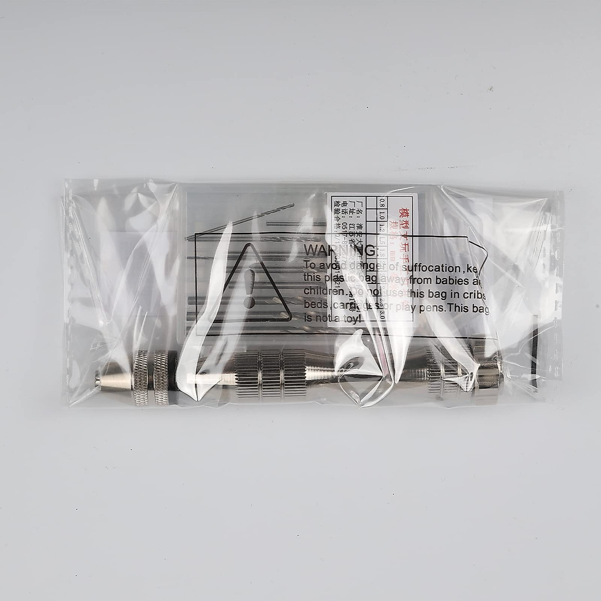 Pin Vise for Resin Casting Molds, LEOBRO Steel Hand Drill, Resin Drill with 10 PCS Drill Bit, Precision Hand Drill Tools for Epoxy Resin Arts Crafts, Wood, Clay, DIY Resin Keychain Jewelry Making