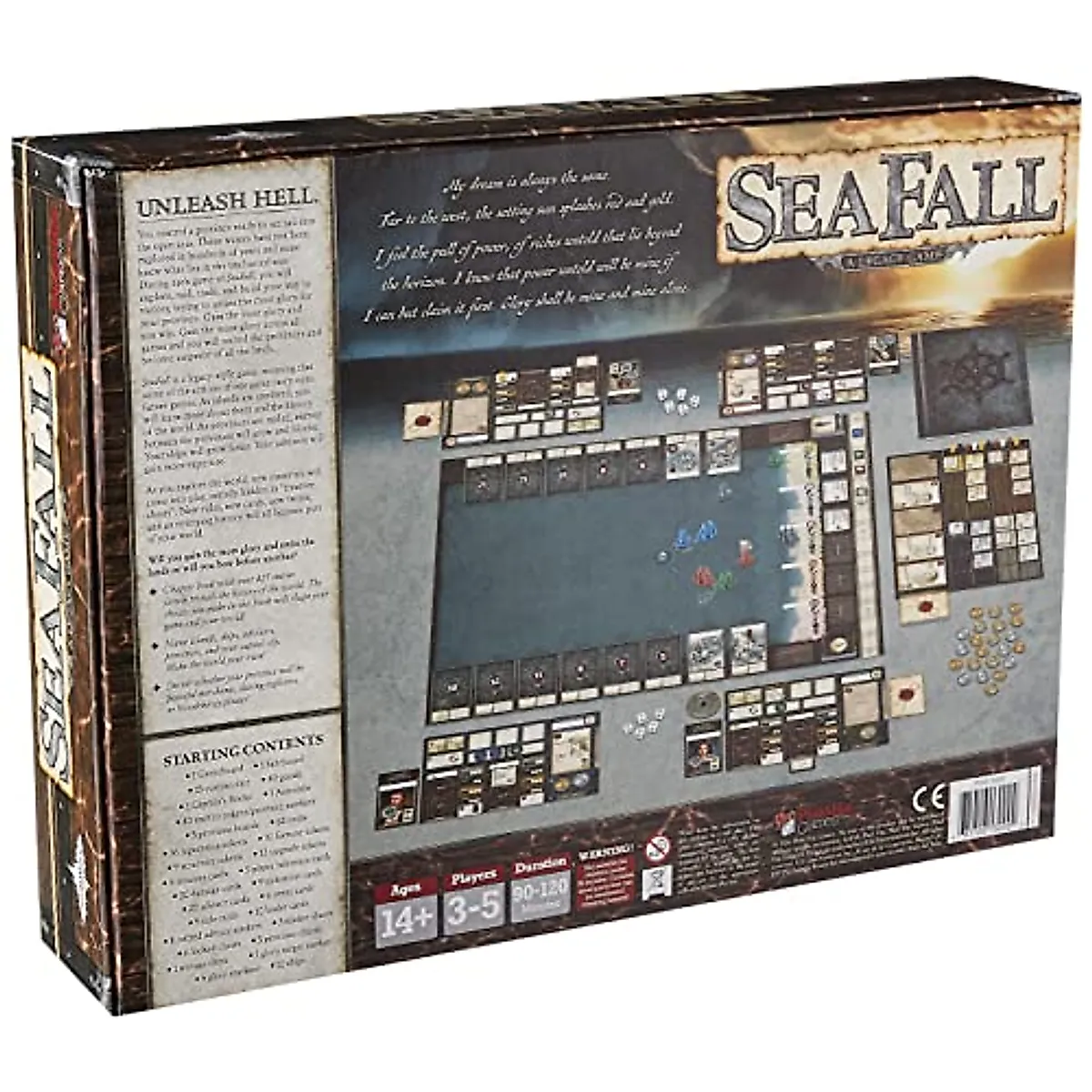 SeaFall Board Game - Legacy Game of Exploration and Adventure! Strategy Game for Kids & Adults, Ages 14+, 3-5 Players, 90-120 Min Playtime, Made by Plaid Hat Games