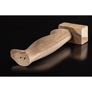 Knife Handle Material Wood Knife Handle Walnut 1 Piece - Handle Blanks for Knife Exotic Wood, Tool Handle Knife for Woodworking