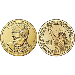 2015 P 25 Coin Bankroll of John F. Kennedy Presidential Uncirculated