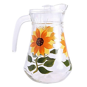 Grant Howard 52130 Sunflower Hand Painted Pitcher, 40 oz.
