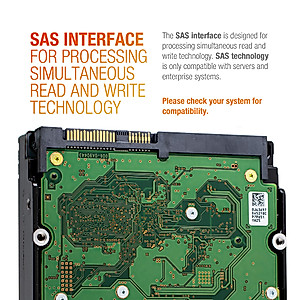 HGST Ultrastar 7K6000 6TB 7200 RPM 512e SAS 12Gb/s 3.5-Inch Enterprise Hard Drive (HUS726060AL5210) (Renewed)