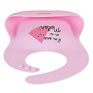 Kiddo Feedo Silicone Baby Bibs, Soft, Adjustable, Waterproof and Non Messy, Designed in Sweden, Pink