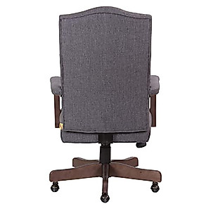 Boss Office Products Executive Commercial Swivel Chair, Slate Grey