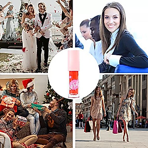 Rosarden Water Lip Stain, Hydrating Lip Stain, Pink Moisturizing Lip Stain, Lip Stain Long Lasting Waterproof, High Pigment Lightweight Moisturizing Non-Sticky Liquid Glossy Lip Stain for Lip Makeup (01#)