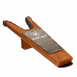 ARIAT Small Stained Wood Boot Jack with Padded Edge
