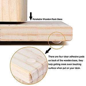 New brothread 84 Spools (DIY to be 93 Spools) 360° Fully Rotating Wooden Thread Rack/Thread Holder Organizer for Sewing, Quilting, Embroidery, Hair-braiding and Jewelry