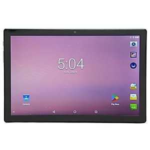 SHYEKYO HD Tablet, 4G LTE 5G WiFi 10.1in LCD Tablet PC 2 Card Slots for School (US Plug)