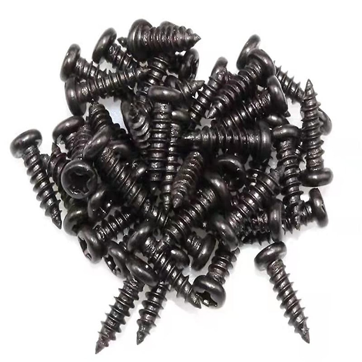 100Pcs 18650 Battery box matching screws PA2.3 * 8mm battery box screws Replacement Kit,AA aaa Battery box matching screws