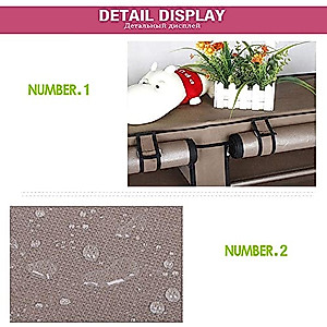 6 Tier Shoe Rack Organizer for 36 Pair Shoes, Double Rows 12 Lattices Free Standing Shoe Cabinet Storage Shelf Holder with Non-Woven Fabric Dustproof Cover,Large Portable Closet Shoe Tower (Brown)