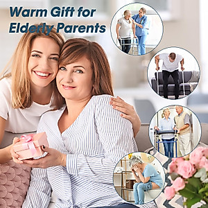 Upgraded Shower Grab Bar, Grab Bars for Bathtubs and Showers, 418 Pounds Extra Strong Suction Shower Handle, Safety Sturdiness Handicap Grab Bars, Shower Handles for Elderly/Seniors, White, Pack of 2