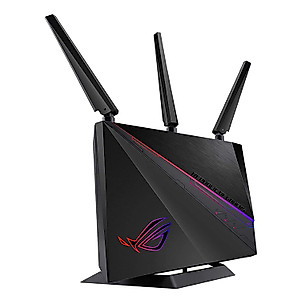 ASUS ROG Rapture WiFi Gaming Router (GT-AC2900) - Dual Band Gigabit Wireless Internet Router, NVIDIA GeForce NOW, AURA RGB, Gaming & Streaming, AiMesh Compatible, Lifetime Internet Security