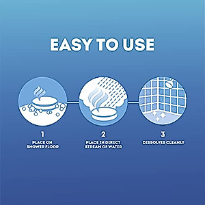 Vicks, VapoShower Plus, Shower Steamers, Eucalyptus Shower Steamer & Menthol Scent, Clean Dissolving Vapor Shower Tablets, Aromatherapy Shower Steamer & Shower Bombs, 12 count