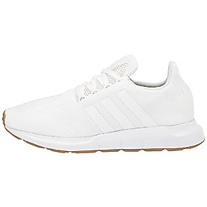 adidas Originals Men's Swift Running Shoe, White/White/Gum, 11